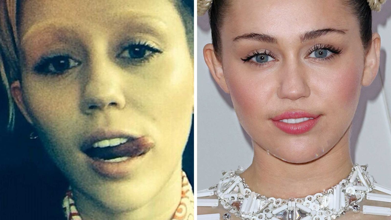 Miley Cyrus No Eyebrows