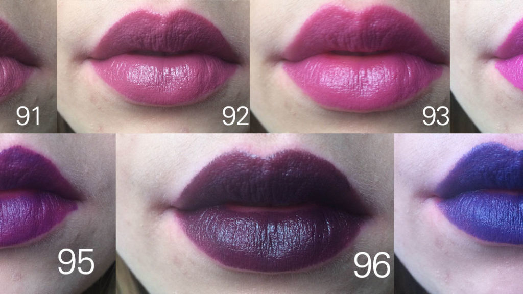 Lipstick Color Chart