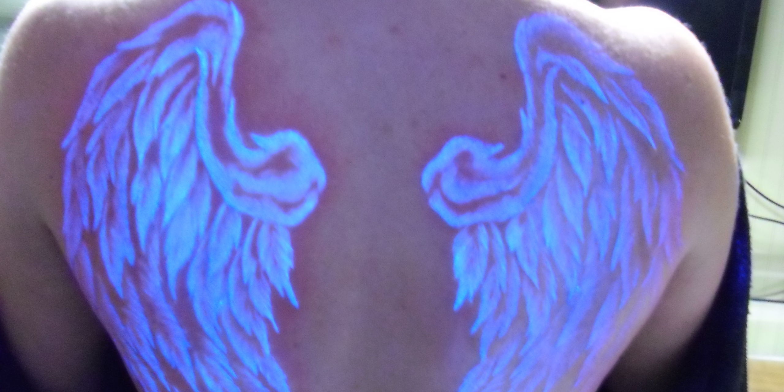 Black Light Tattoos Wings